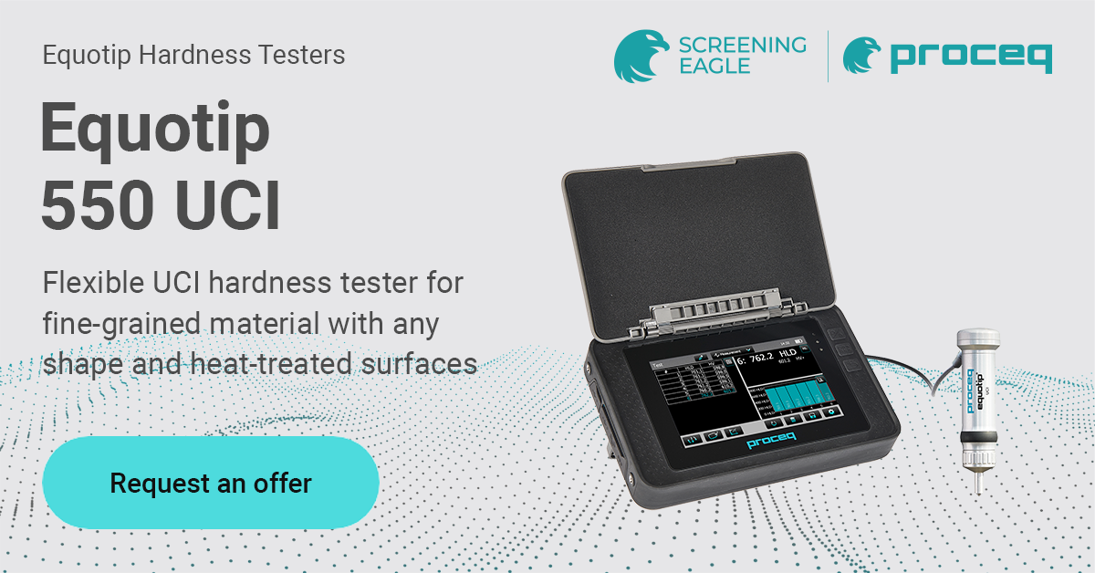 Equotip 550 UCI | Portable Ultrasonic Contact Impedance Tester